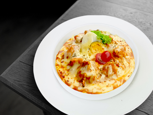 Cheese Baked Rice/Pasta - Kluang Curry House